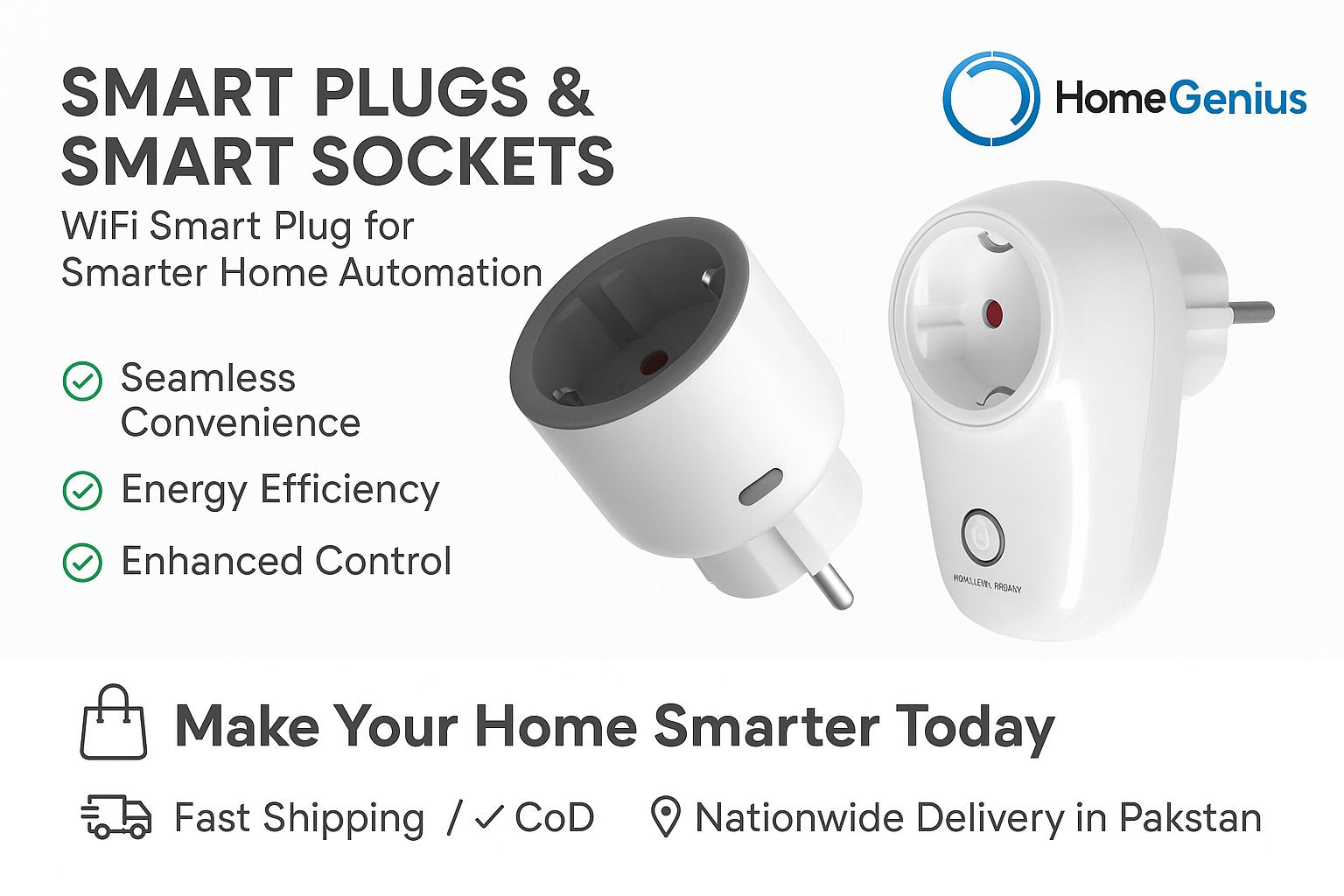 WiFi Smart Plugs & Smart Sockets | Home Automation & Smarter Homes